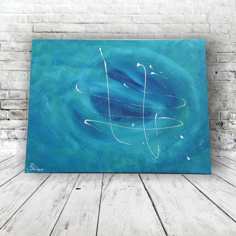 Das Auge des Ozeans - Acrylbild Online kaufen | JuMaWi-ART