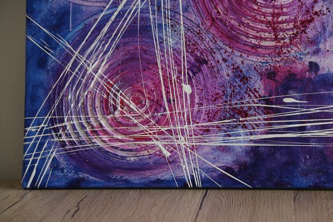 Kreise im Nebel - Acrylbild Online kaufen | JuMaWi-ART