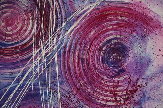 Kreise im Nebel - Acrylbild Online kaufen | JuMaWi-ART